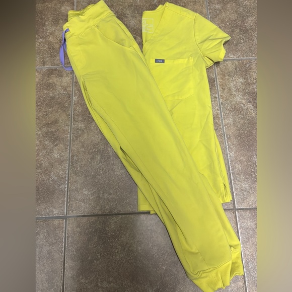 Figs | Other | Figs Lifesaver Yellow Scrub Set With Top And Pants ...